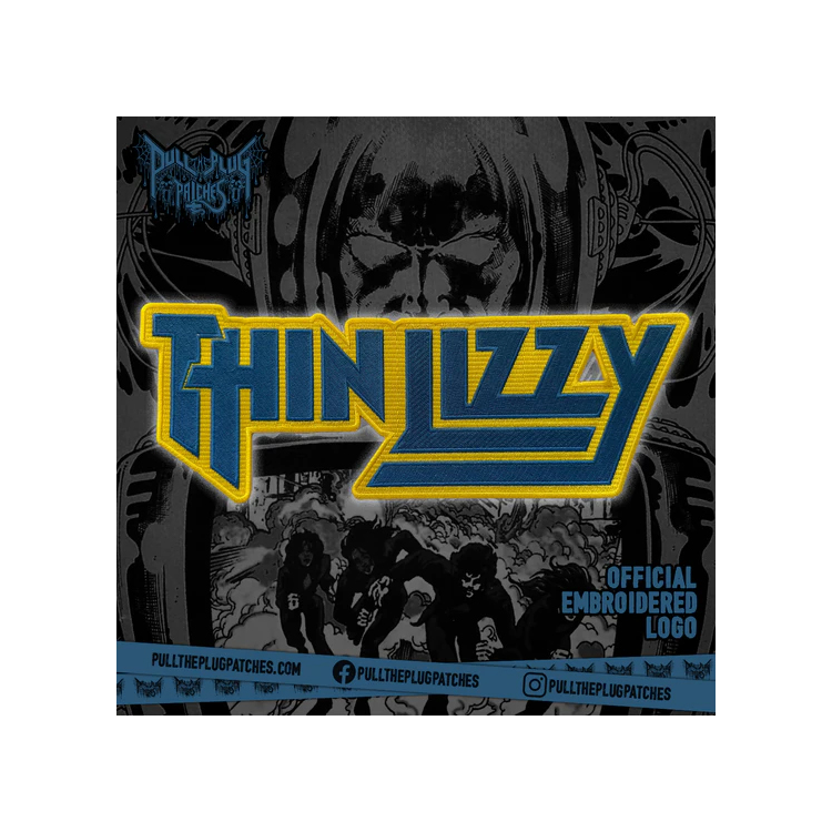 Thin Lizzy Logo Thin Lizzy Yellow Logo [Ministrip, Black Border,