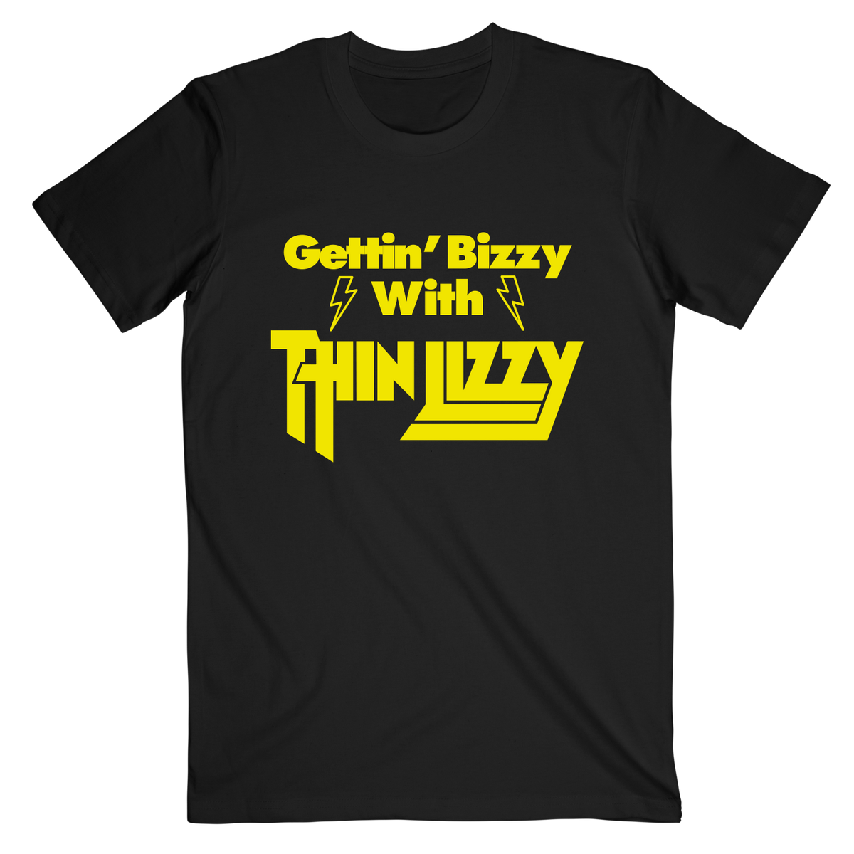 Gettin' Bizzy with Thin Lizzy Black Tee